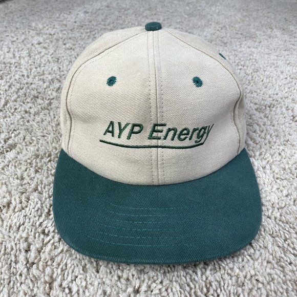 Pro Shop Line | Accessories | Vtg Ayp Energy Hat Leather Strapback ...